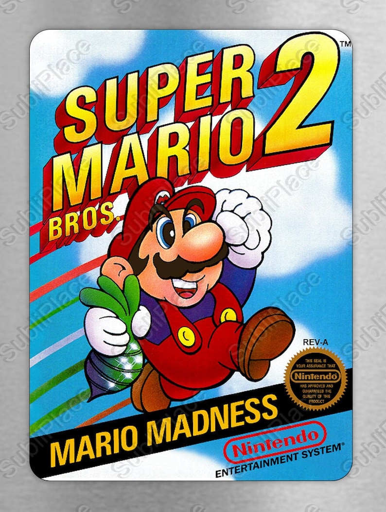 Set of 4 Mario & Super Mario Bros. NES Box Cover Video Game - Etsy