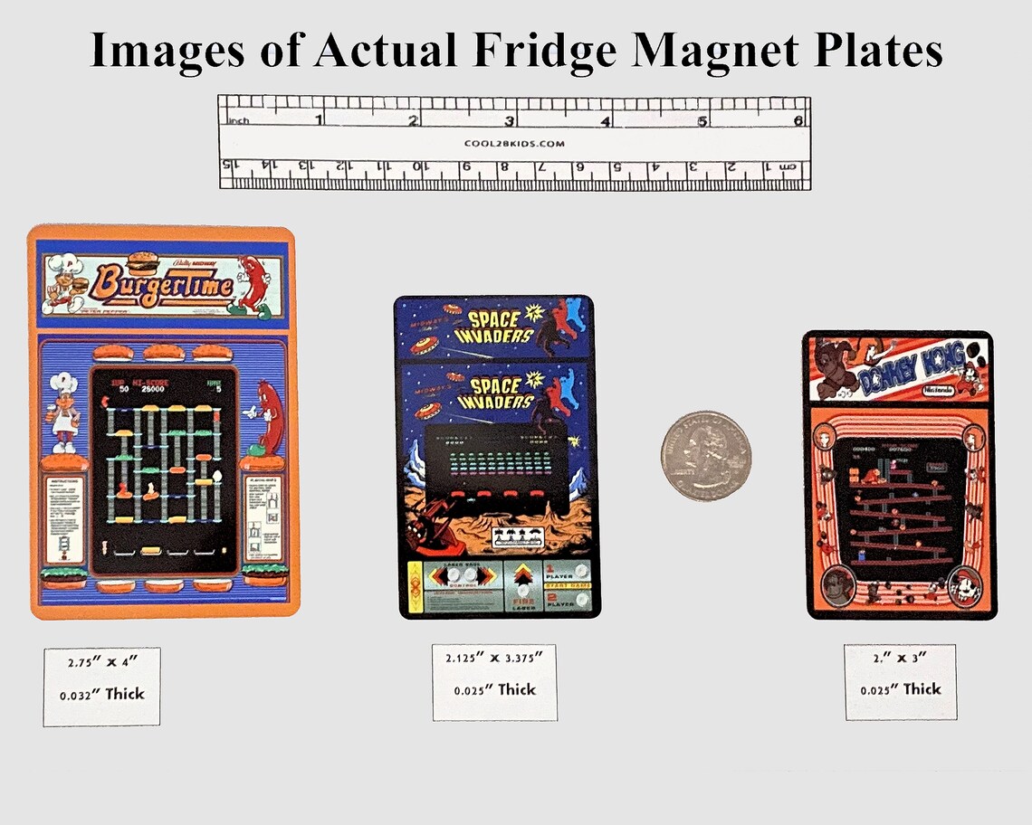 Defender Arcade Game Fridge Magnet 2.125x3.375 - Etsy