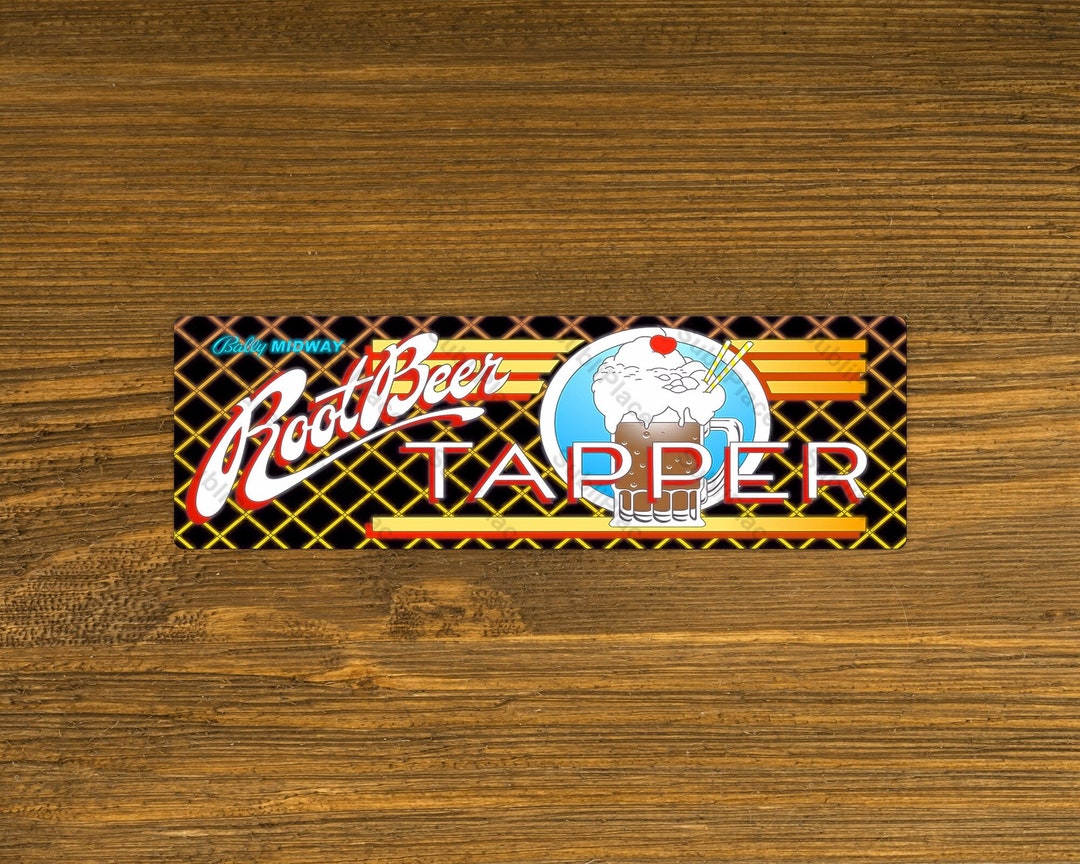 Root Beer Tapper Arcade Game Marquee Fridge Magnet 1.75"x5.5" Metal ...