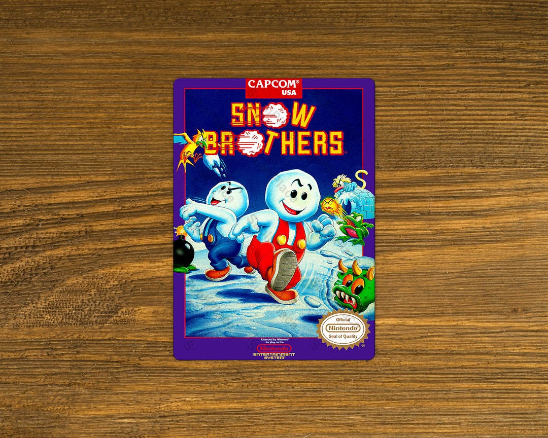 Snow Brothers NES Box Cover Video Game Fridge Magnet 2.5x3.5 Metal ...