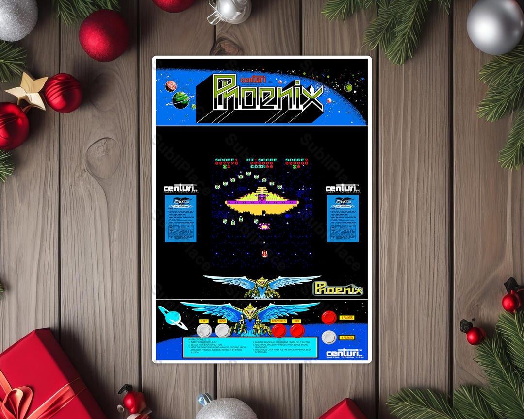 Phoenix Arcade Game Marquee, Bezel, Screenshot & Control Panel Image on ...