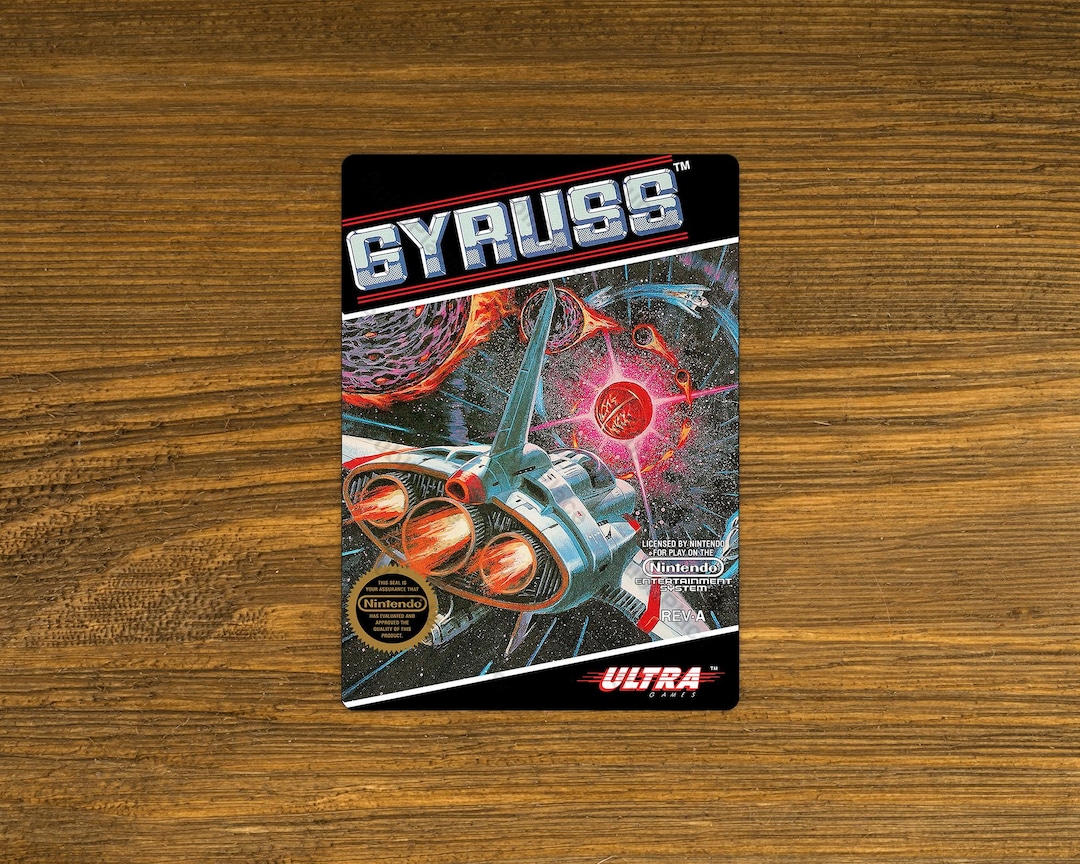 Gyruss NES Box Cover Video Game Fridge Magnet 2.5"x3.5" Metal Plate ...