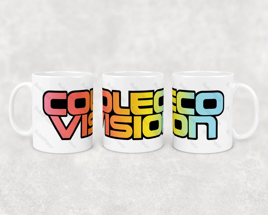 Colecovision Video Game System Logo on an 11 Oz Coffee Mug - Ceramic ...