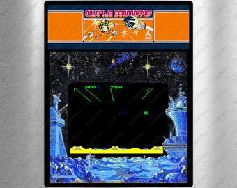Missile Command Arcade - Etsy