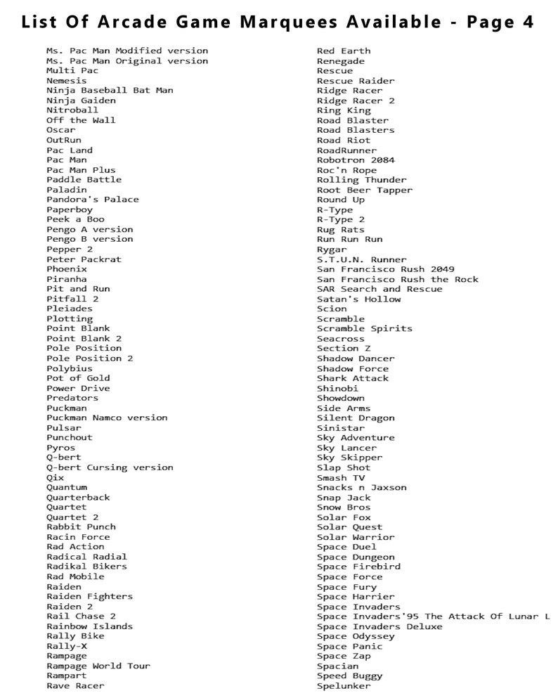 Donkey Kong Pauline Edition Arcade Game Marquee | Etsy