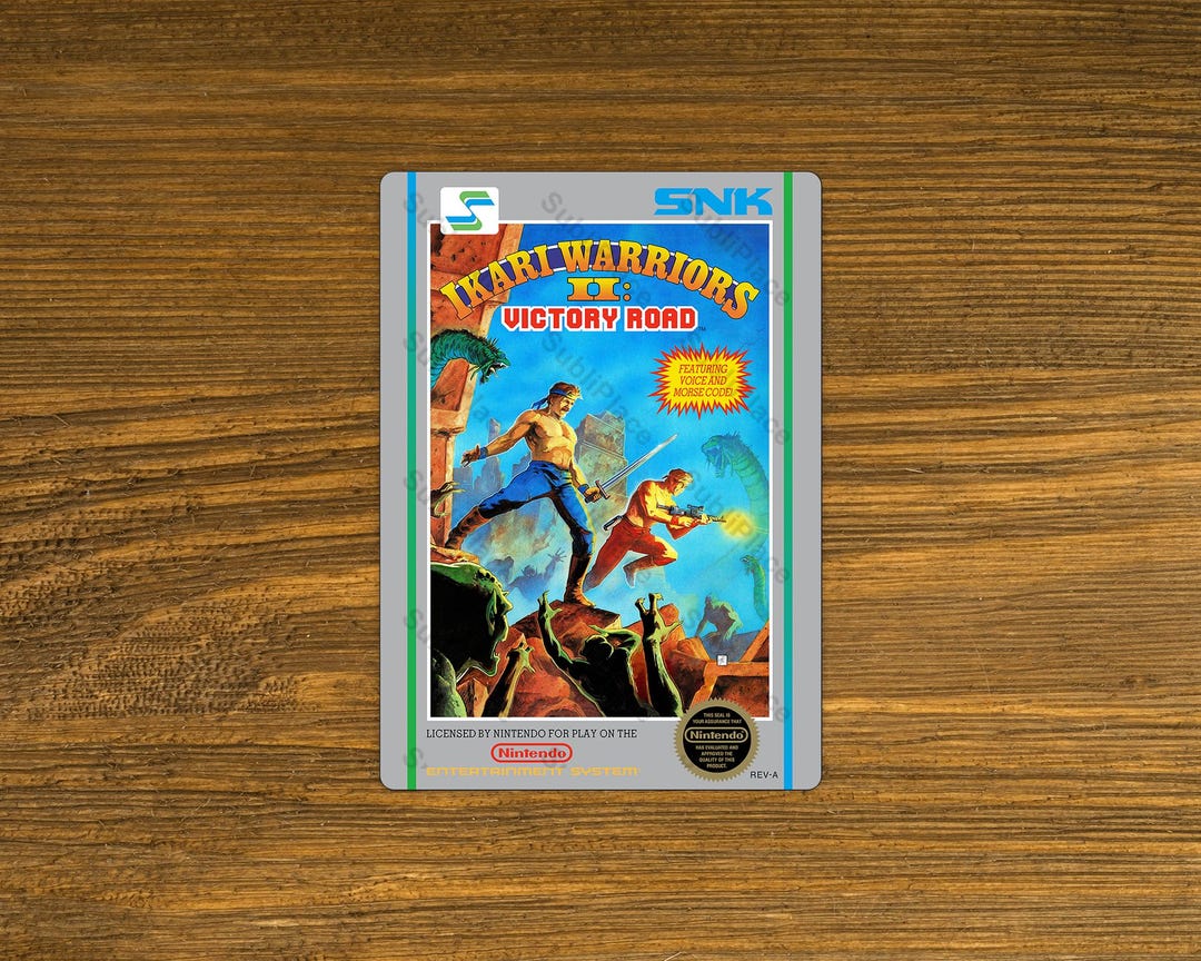 Ikari Warriors 2 Victory Road NES Box Cover Video Game Fridge Magnet 2. ...