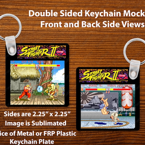 Street Fighter Keychain - Etsy