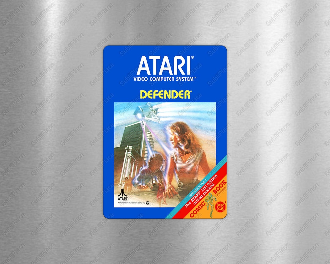 Defender Atari 2600 Box Cover Video Game Fridge Magnet - Etsy