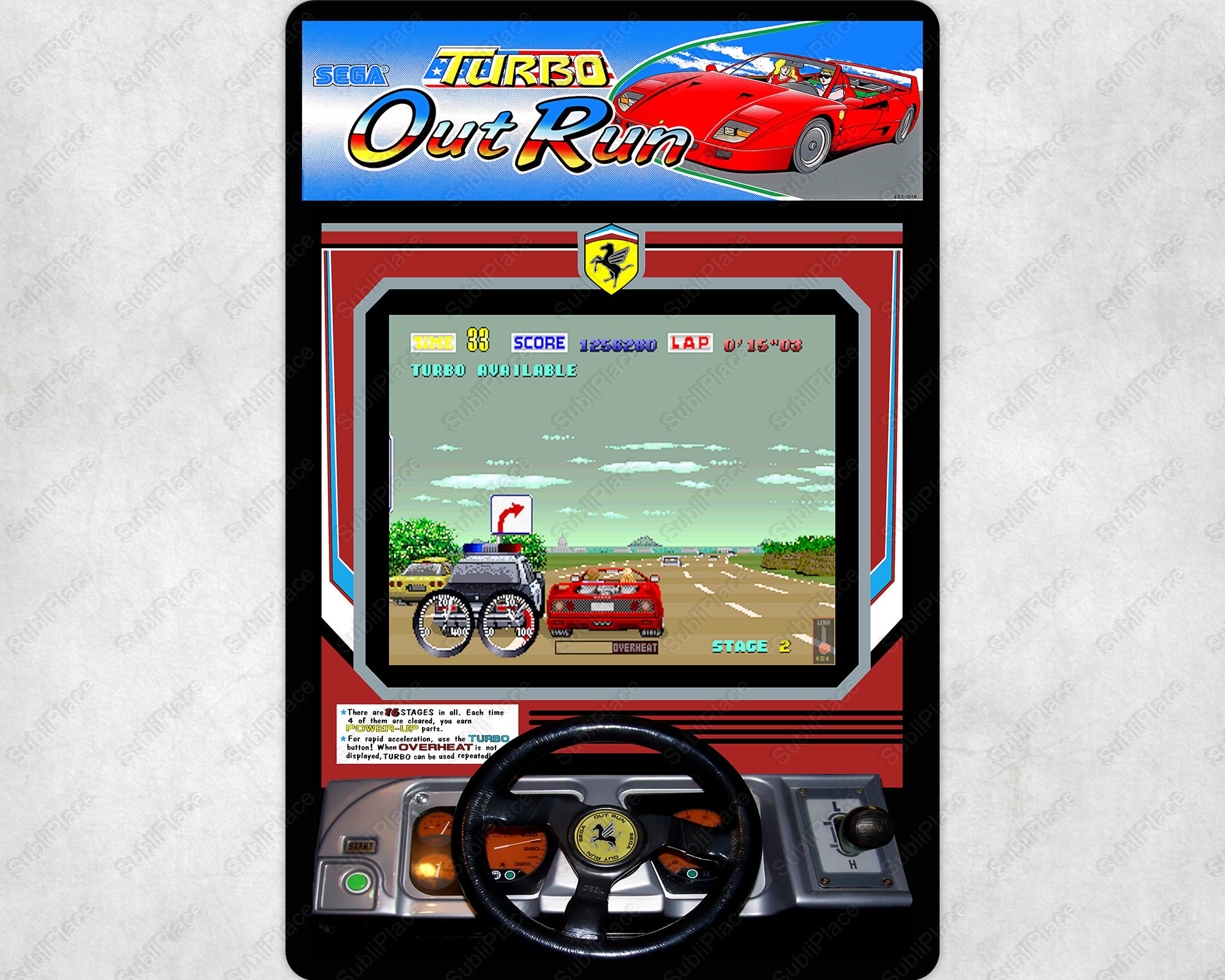 Turbo Time Arcade Game