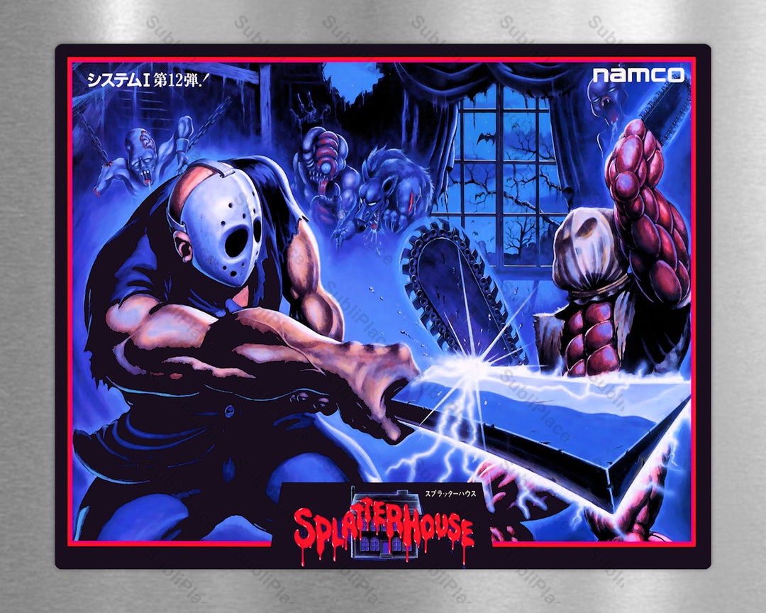Splatterhouse Arcade Game Japanese Flyer Promo Art - Etsy