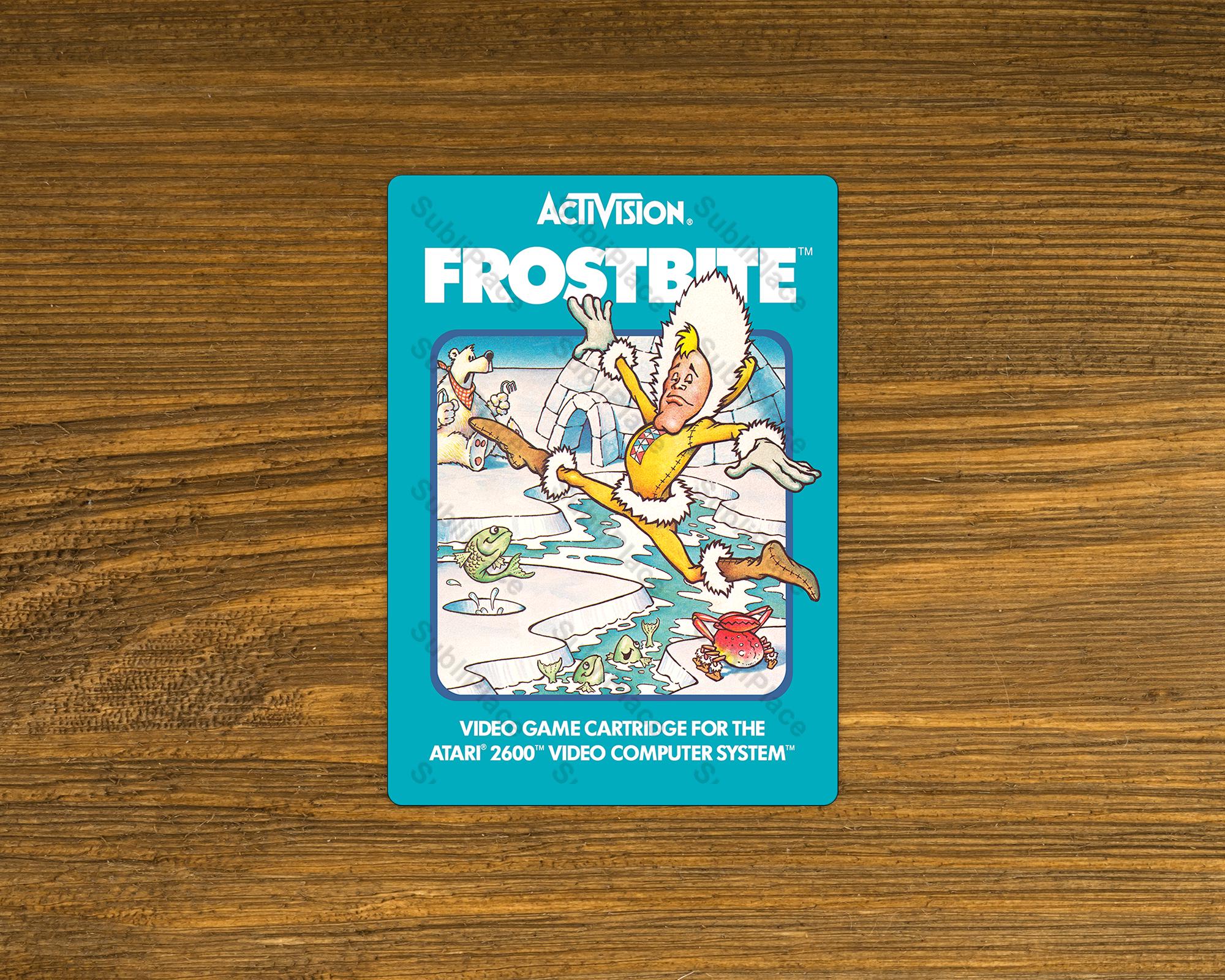 Frostbite Atari 2600 Box Cover Video Game Image on a Fridge Magnet 2.5 ...