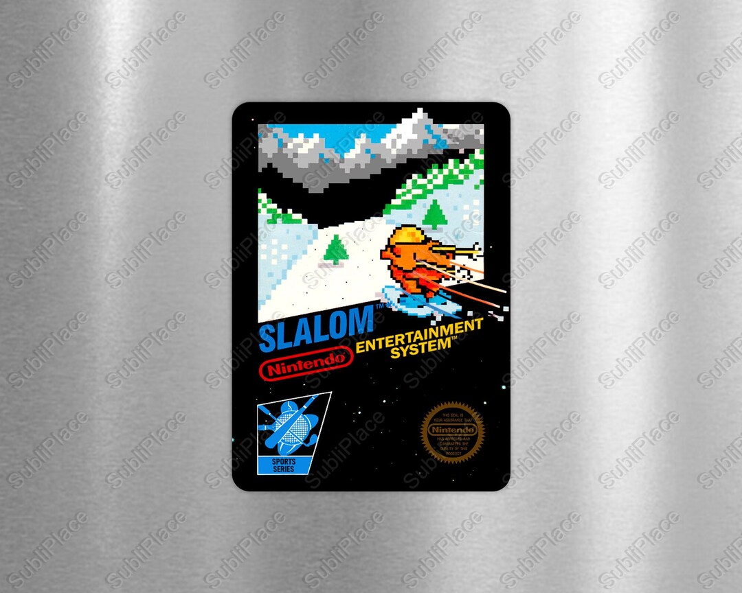Slalom NES Box Cover Video Game Fridge Magnet - Etsy