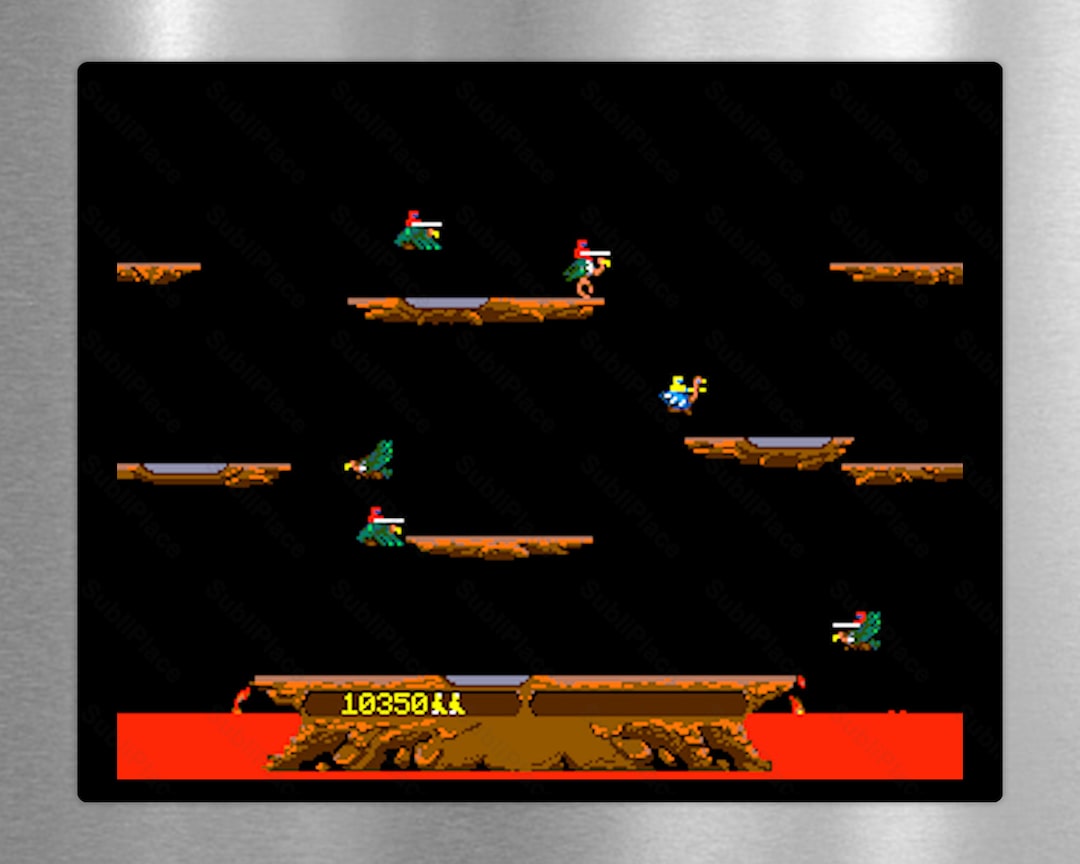 Joust Arcade Game 10350 Score Screenshot 8x10 - Etsy
