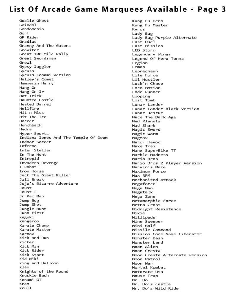 Donkey Kong Pauline Edition Arcade Game Marquee | Etsy