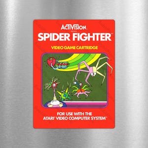 Atari 2600 Spider Fighter Box Cover & Activision Spider Fighters ...