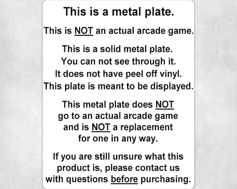 Gate of Doom Arcade Game Marquee Image on a 4"x13.5" Metal Plate - High ...