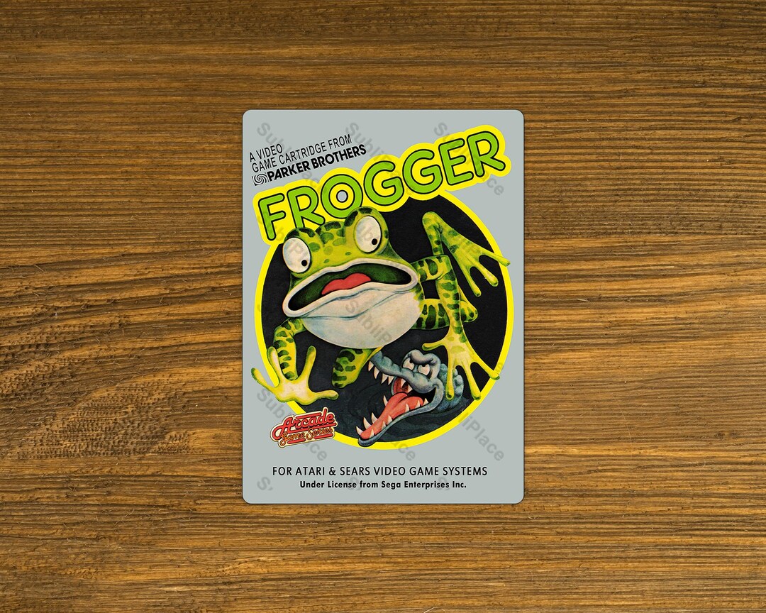 Frogger Atari 2600 Box Cover Video Game Image on a Fridge Magnet 2.5"x3 ...