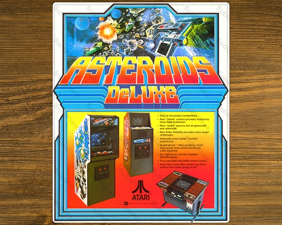 Asteroids Deluxe Arcade Game
