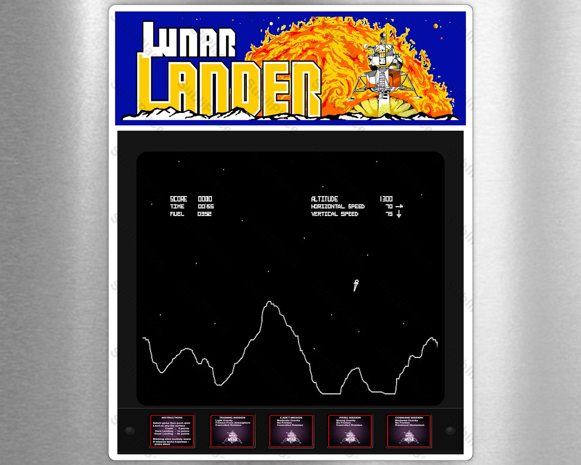 Lunar Lander Arcade Game
