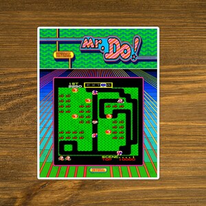 Mr. Do! Arcade Game Marquee, Bezel & Screenshot Image on a 8"x10" Metal ...