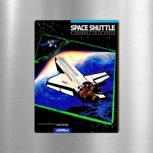 Atari 5200 Space Shuttle Box Cover & Activision Space Shuttle Pilot ...