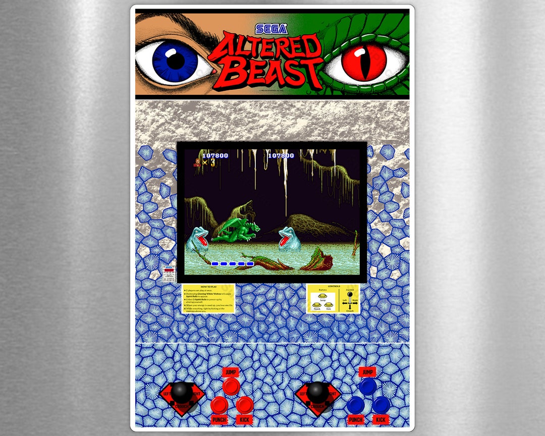 Altered Beast Arcade Game Marquee, Bezel, Screenshot & Control Panel ...
