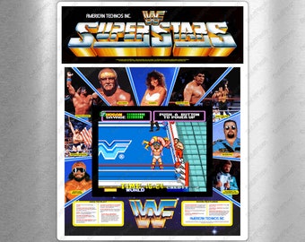 Wwf Superstars Arcade Game - Etsy