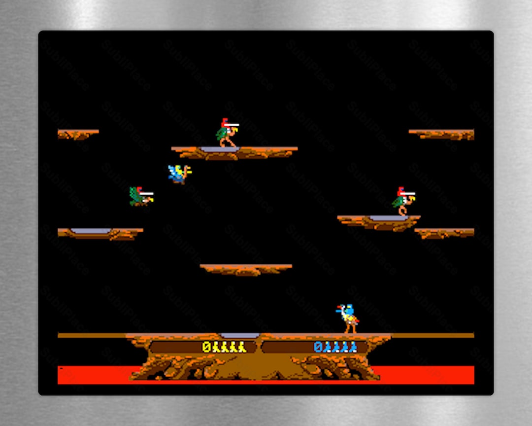 Joust Arcade Game No Score Screenshot 8x10 Metal - Etsy