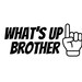 What's up Brother Decal - Etsy
