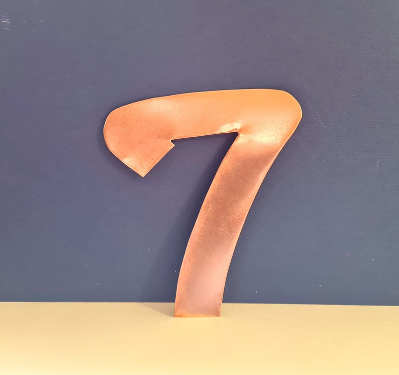 Copper Numbers 4 in Height - Etsy