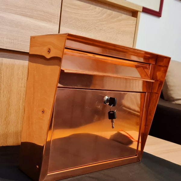 Copper Mailbox - Etsy