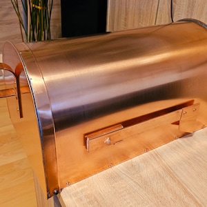 Post Mount Copper Mailbox With the Flag. 9 1/4 in X 10 in X 19 In - Etsy