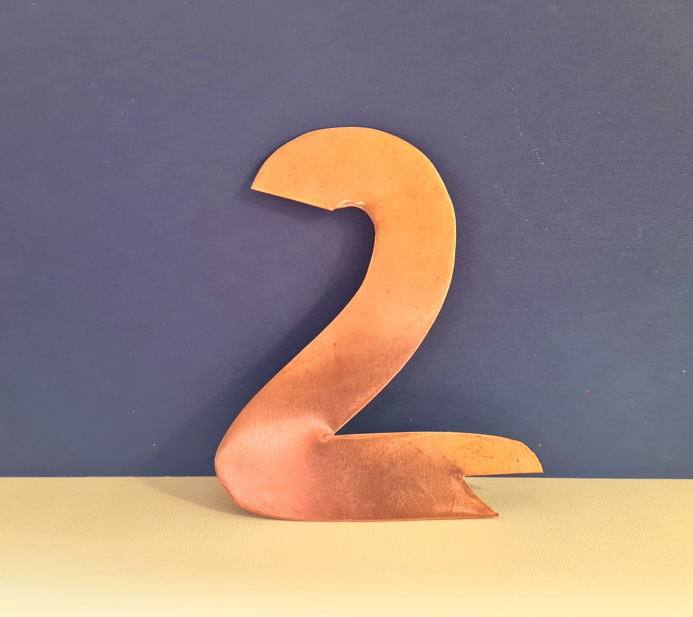 Copper Numbers 4 in Height - Etsy