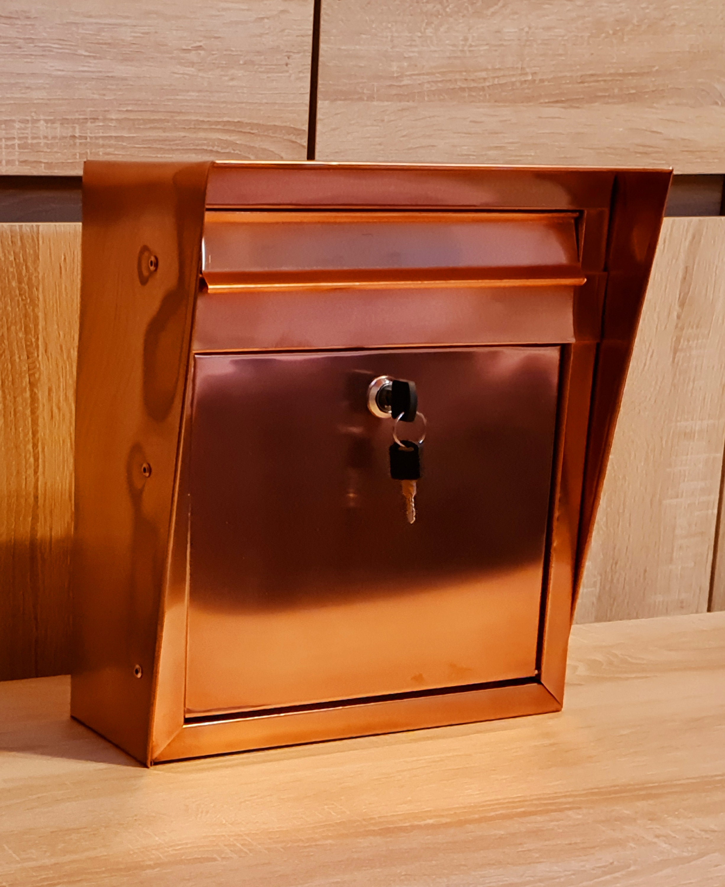 Wall Mounting Copper Mailbox Malibu Regular. - Etsy