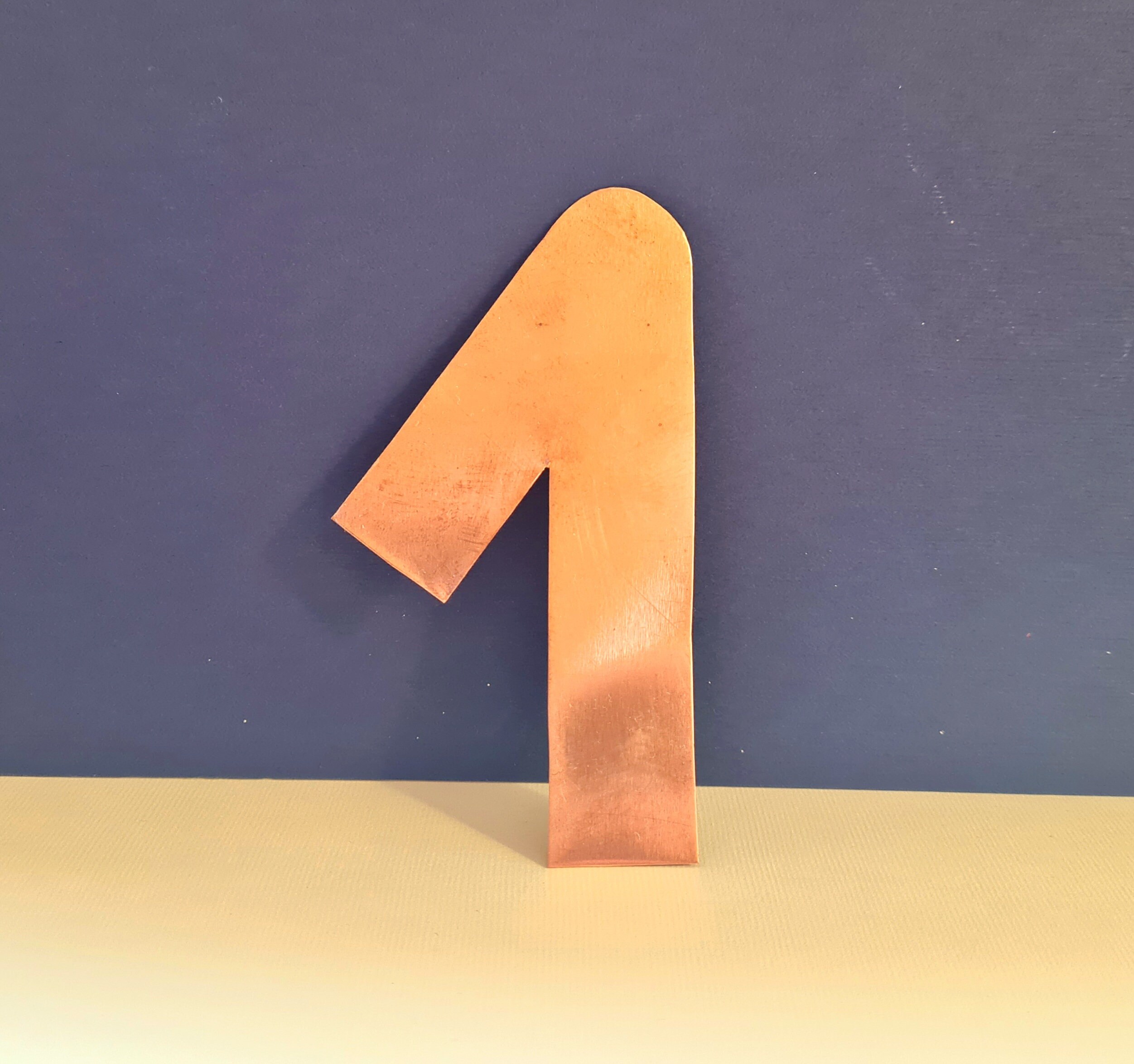 Copper Numbers 4 in Height - Etsy