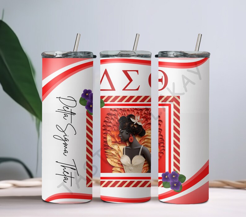 Delta Sigma Theta 1913 Tumbler Wrap PNG DST Sorority - Etsy