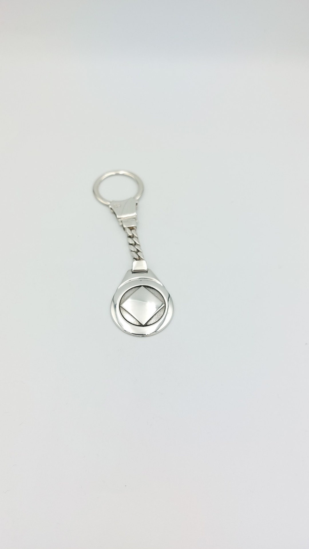 Sterling Silver 950 Handmade Vintage Key Holder Rhombus Design - Etsy