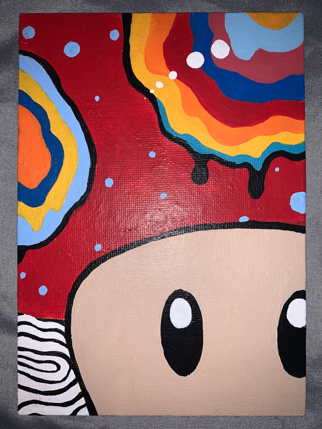 Trippy Toad Painting - Etsy
