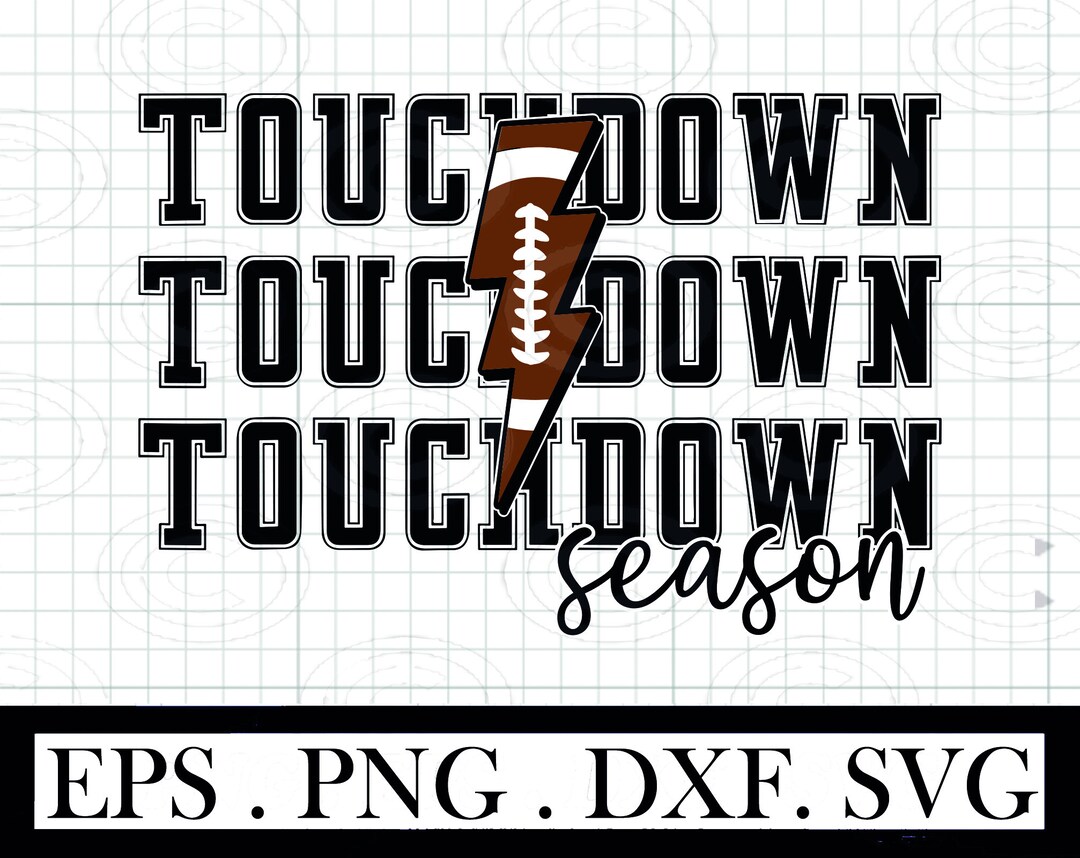 Football Bundle Svg, Sports Mom Png, Touchdown Season Svg, Retro ...