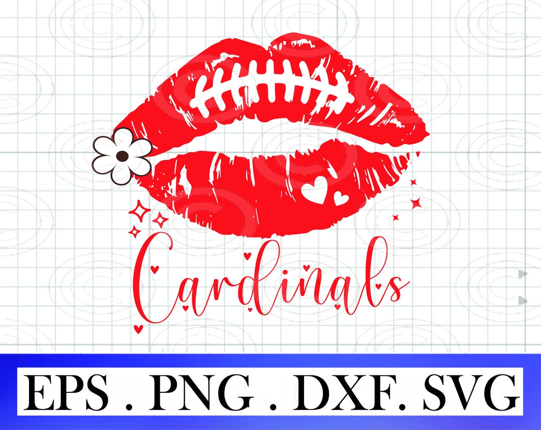 Lips Svg, Cardinals Red Lips Png Svg, Love Png, Valentines Day Png ...