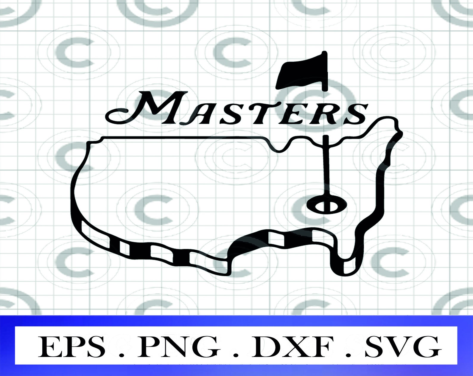 Masters Golf Party Svg Png Vector masters Party Birthday Golf | Etsy