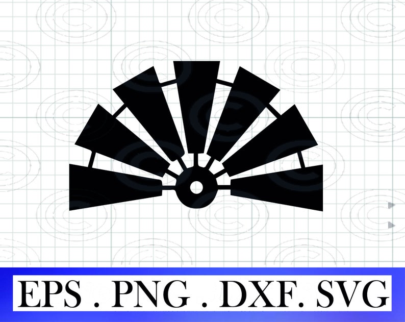 Farmhouse Half Windmill Line SVG Windmill Line Svg Png Farm - Etsy