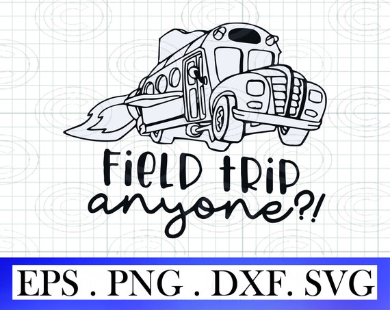 Field Trip Clipart Black And White