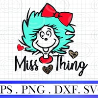Thing 1 Thing 2/ 4 Files/ for Red or Black Shirt/ Dr. Seuss/ Thing 1 ...