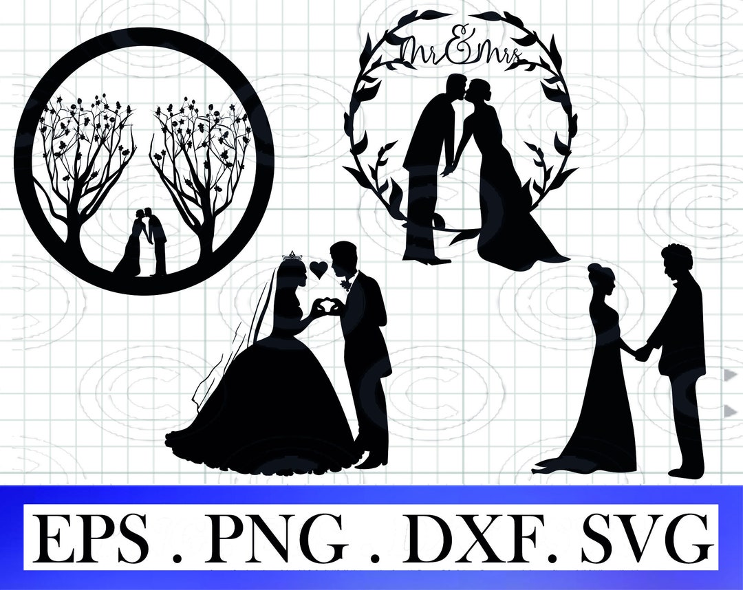 Wedding Heart Svg Png,wedding Couple. Cake Topper, Wedding Clipart ...