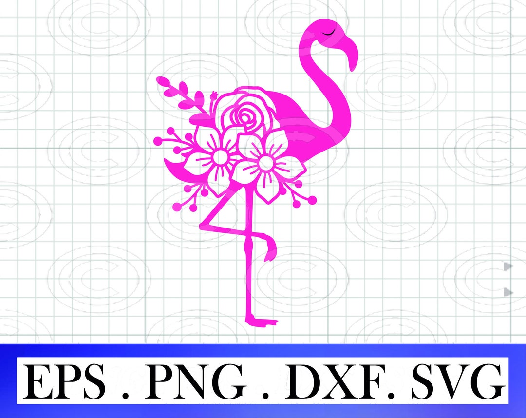Flamingo SVG , Flamingo SVG Cut File, Flamingo Clip Art , Pink Flamingo ...