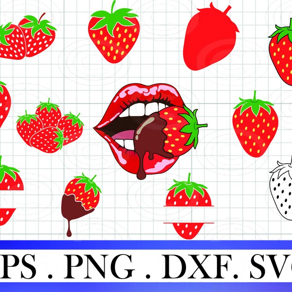 Strawberry Shortcake Svg - Etsy