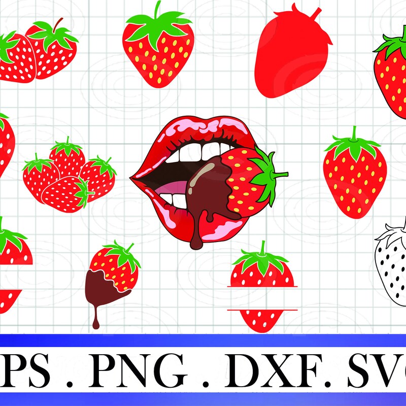 Strawberry Shortcake Svg - Etsy