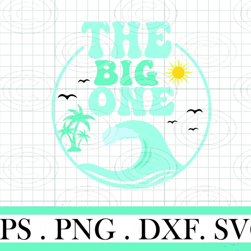 The Big One Svg - Etsy