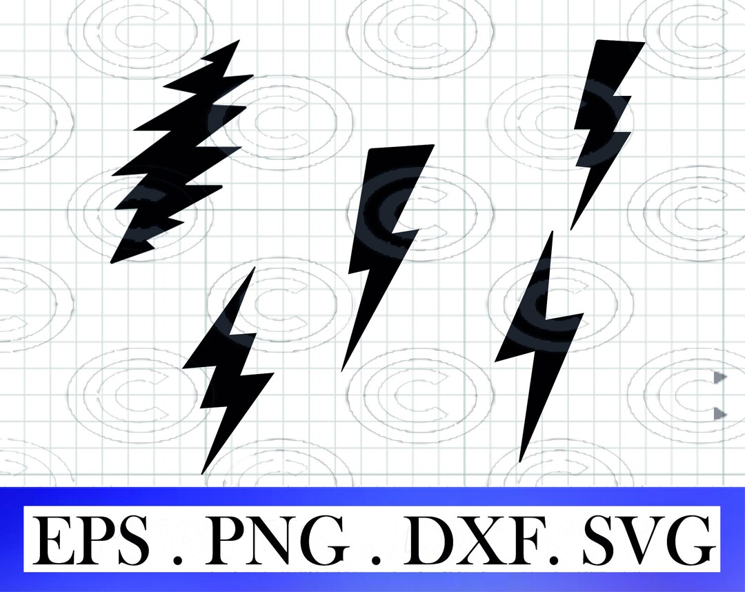 Lightning Svg Png Bundle, Lightning Bolt Svg, Flash Svglightning Bolt ...